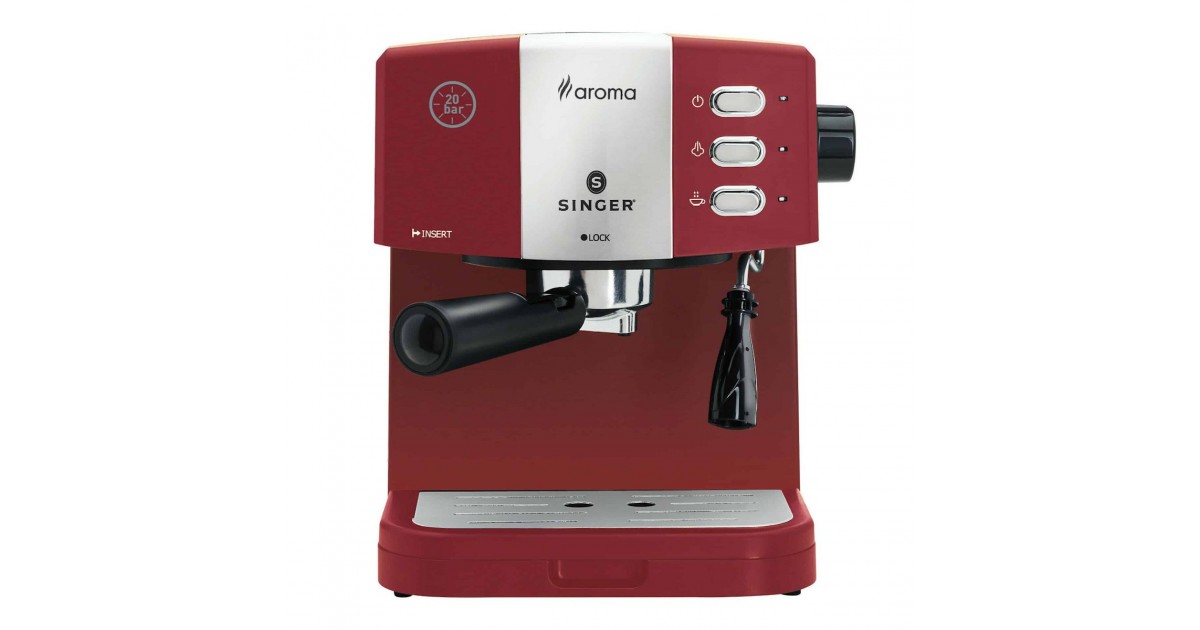 Еспресо кафе машина Singer ES-851R от Kafetomi.com